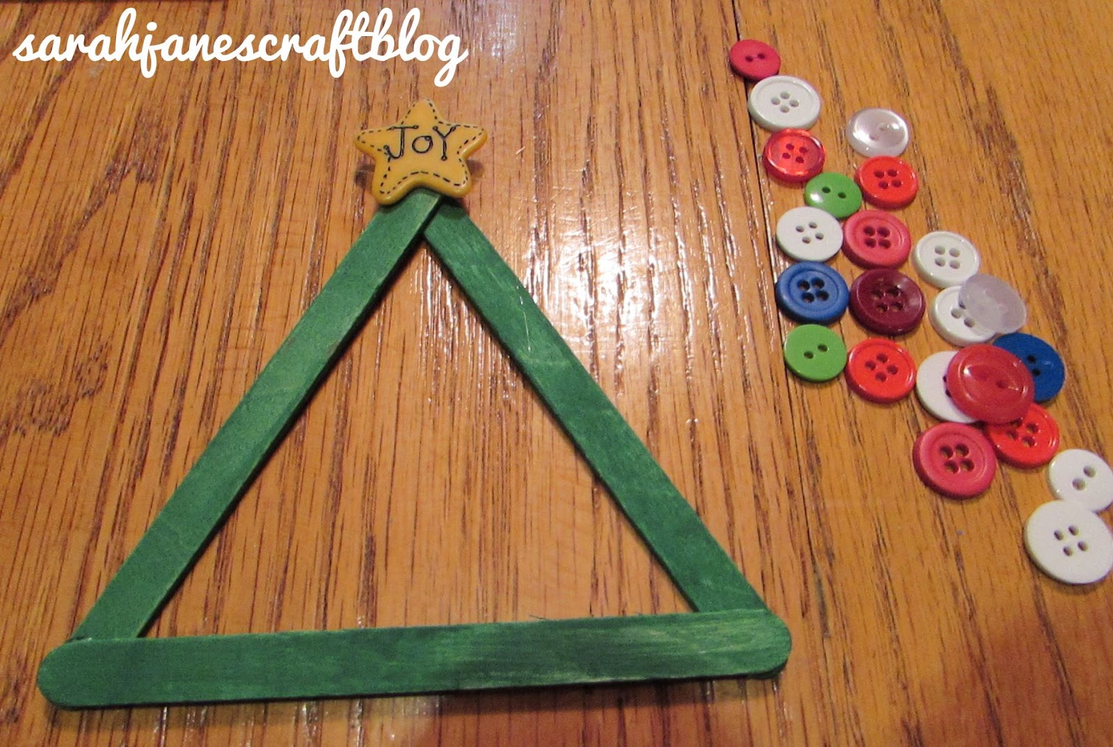 Craft Stick Christmas Trees