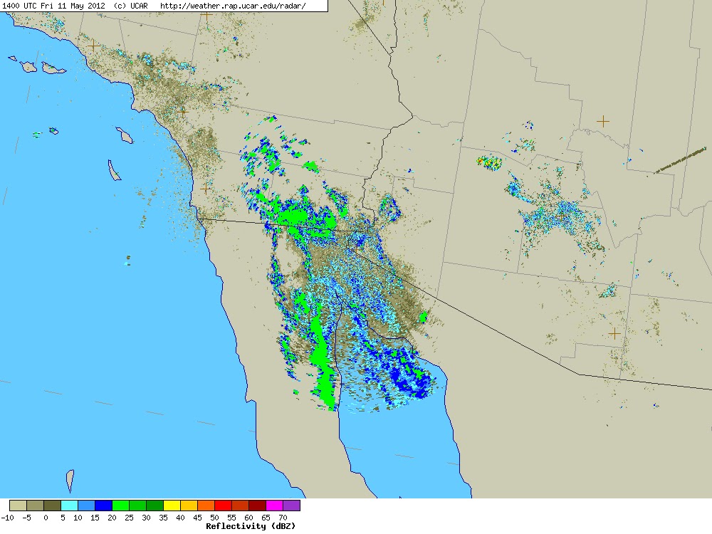 MADWEATHER: Radar Echoes Over Southwest