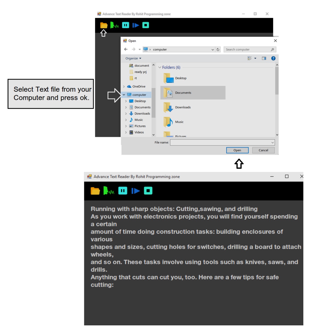 How To Read And Write To Text File C Tutorial Visual