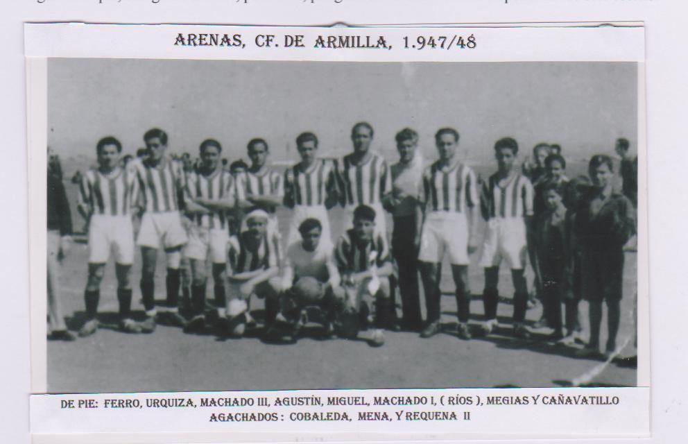 ARMILLA EN EL RECUERDO: El fútbol También llegó a Armilla (II)