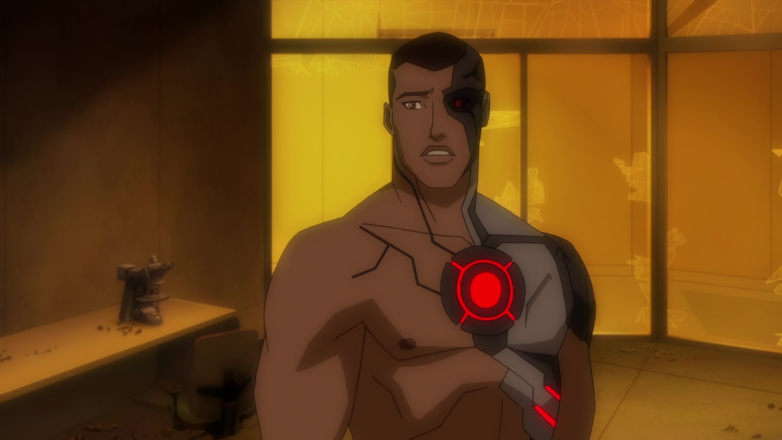 Young Justice: Outisiders - Shirtless Cyborg