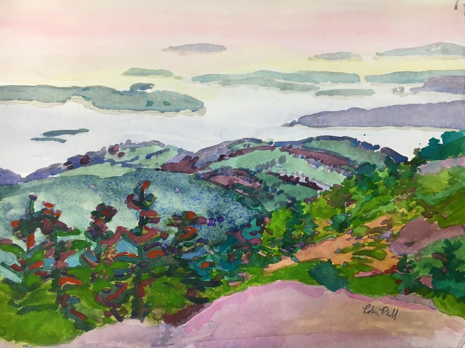 robin purcell california watercolors in the plein air tradition ...