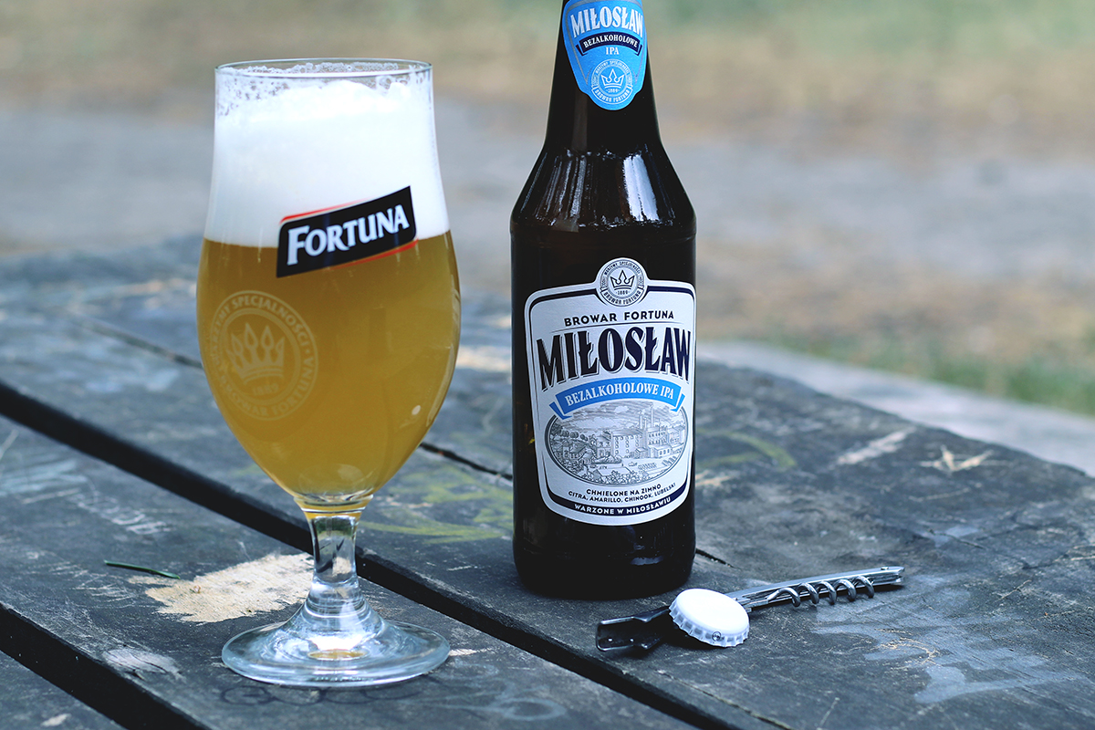 Piwa za żywa: Miłosław Bezalkoholowe IPA z browaru Fortuna Piwa za żywa: Miłosław Bezalkoholowe IPA z browaru Fortuna