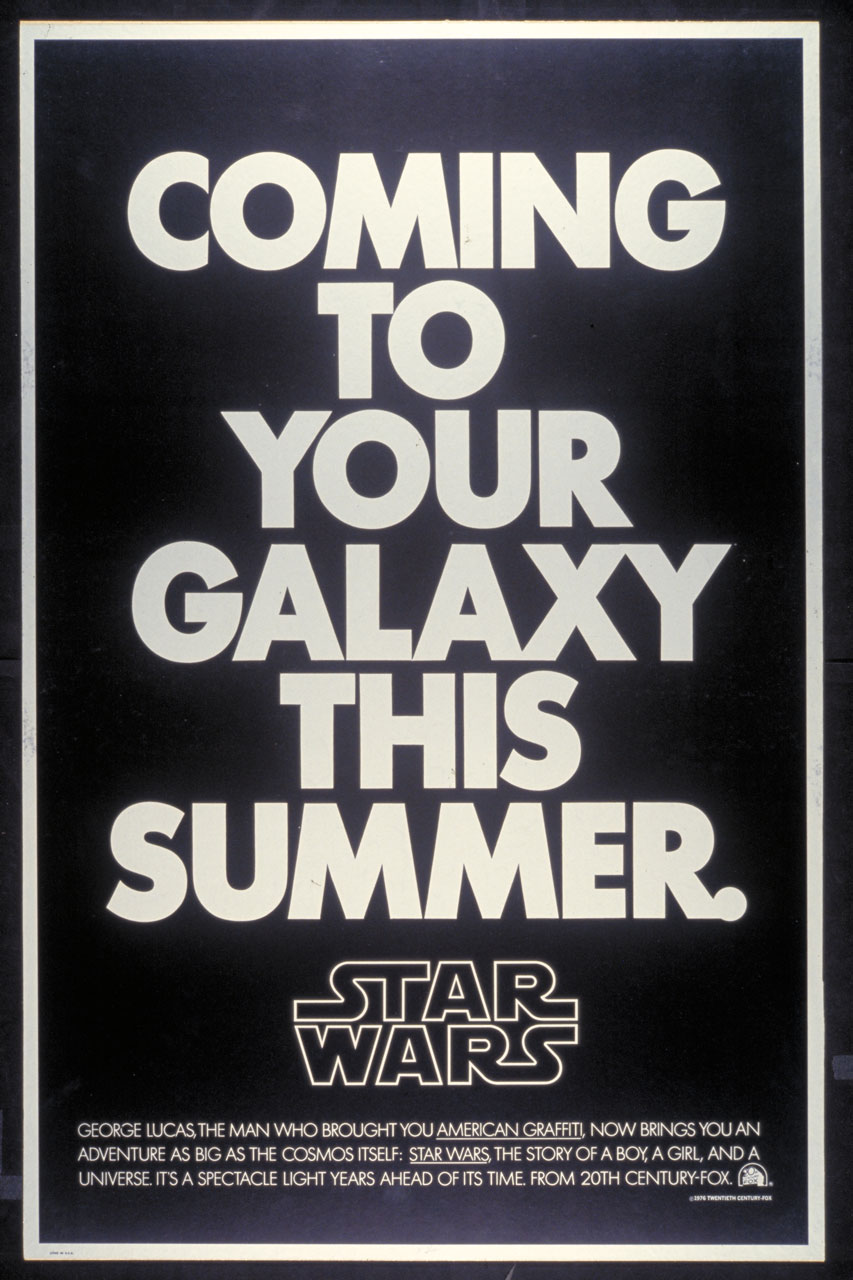 The Geeky Nerfherder: Movie Poster Art: Star Wars (1977)