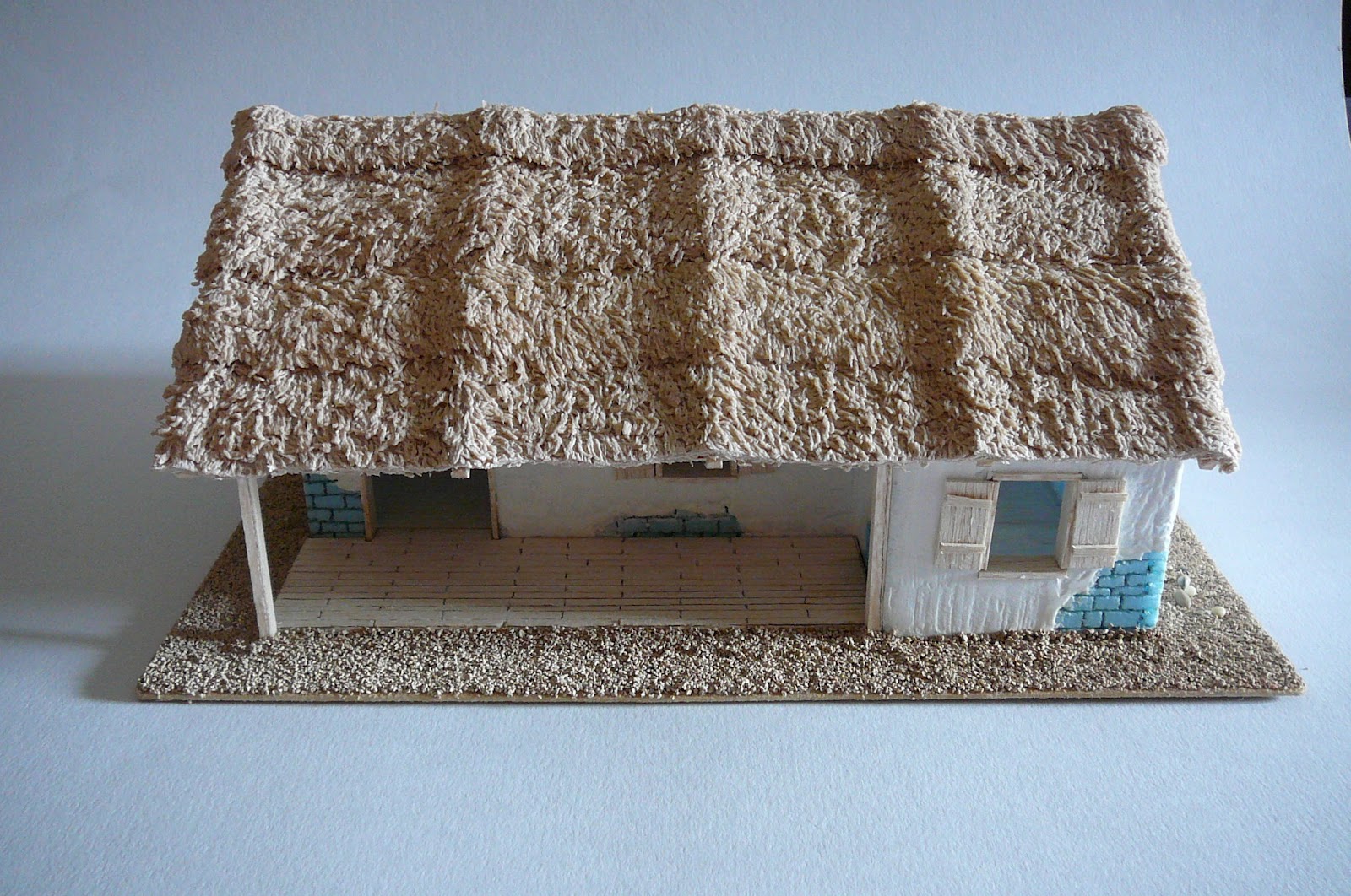 lucky punk: 28mm Colonial Building, Rorkes Drift WIP