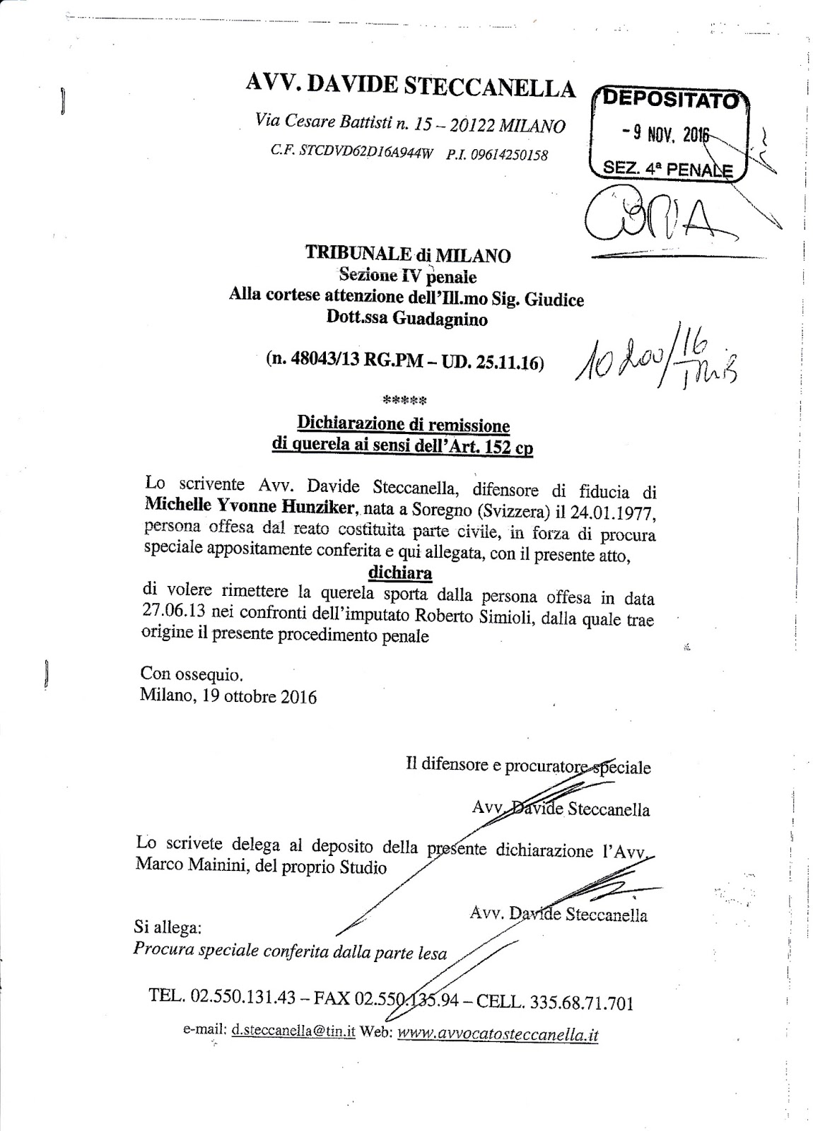 Remissione Di Querela