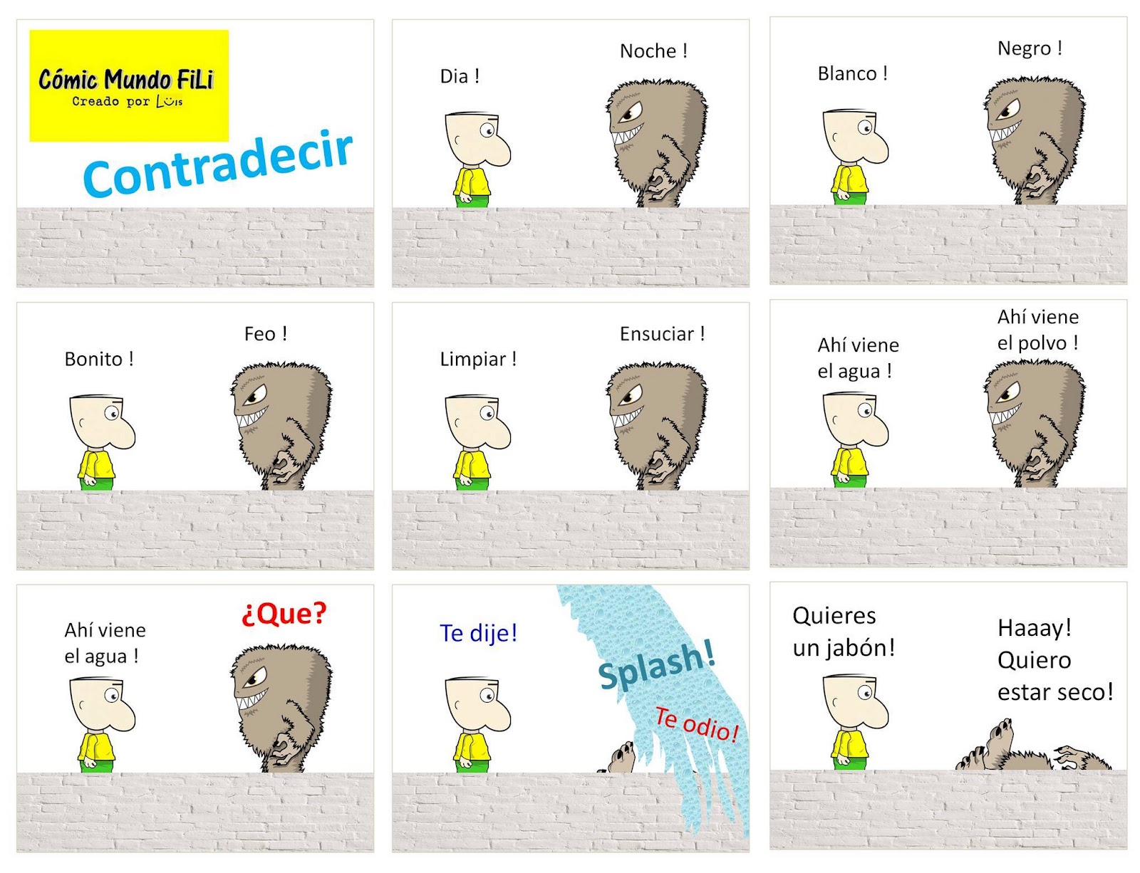 Mundo FiLi: Comic Mundo FiLi ( Contradecir )