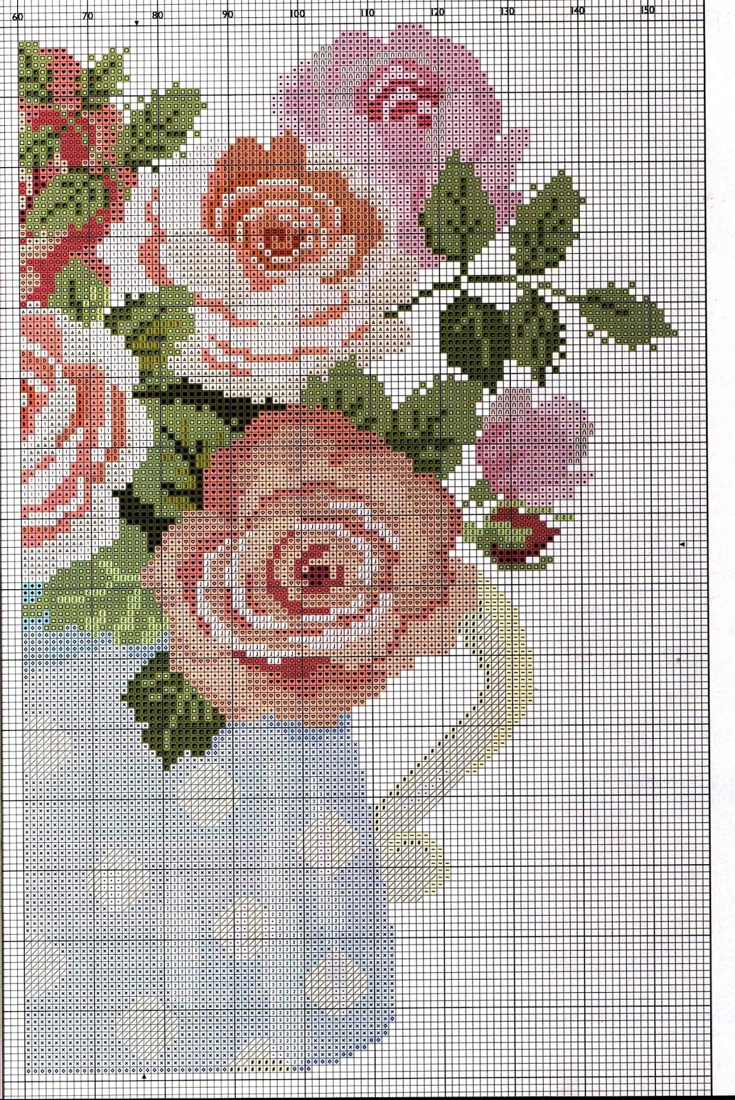 Grande raccolta di Schemi e grafici per Punto croce free: Splendidi ...