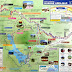 Hakone Area Map showing tourist attractions - JAPAN