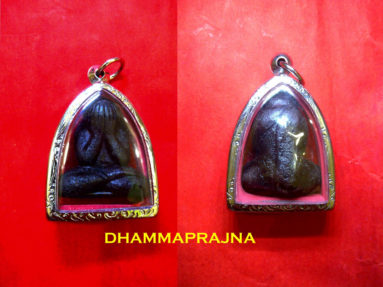 Buddha Art amulets: Lp Prom - Wat Paranupat - 1 Batch Phra Pidta Jumbo ...
