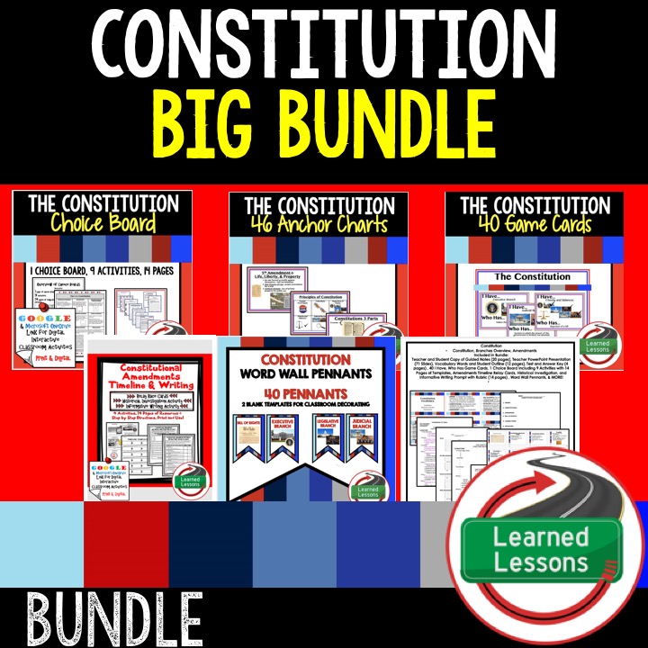 Civics and Government Mega Bundle, Civics Curriculum - Learned Lessons ...