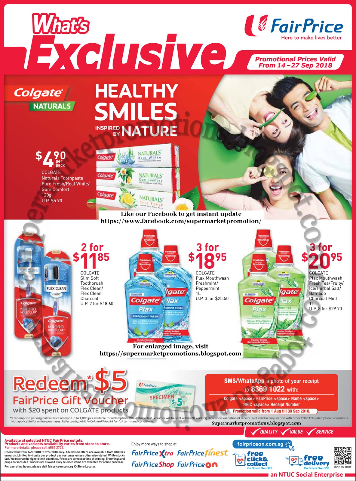NTUC FairPrice Colgate Promotion 14 - 27 September 2018 ~ Supermarket ...