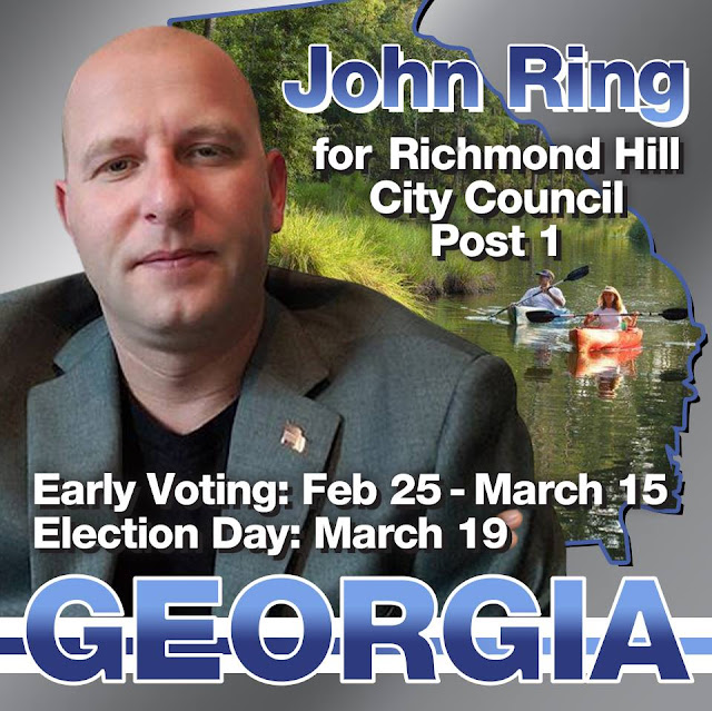 John Ring for Richmond Hill City Council. Post 1