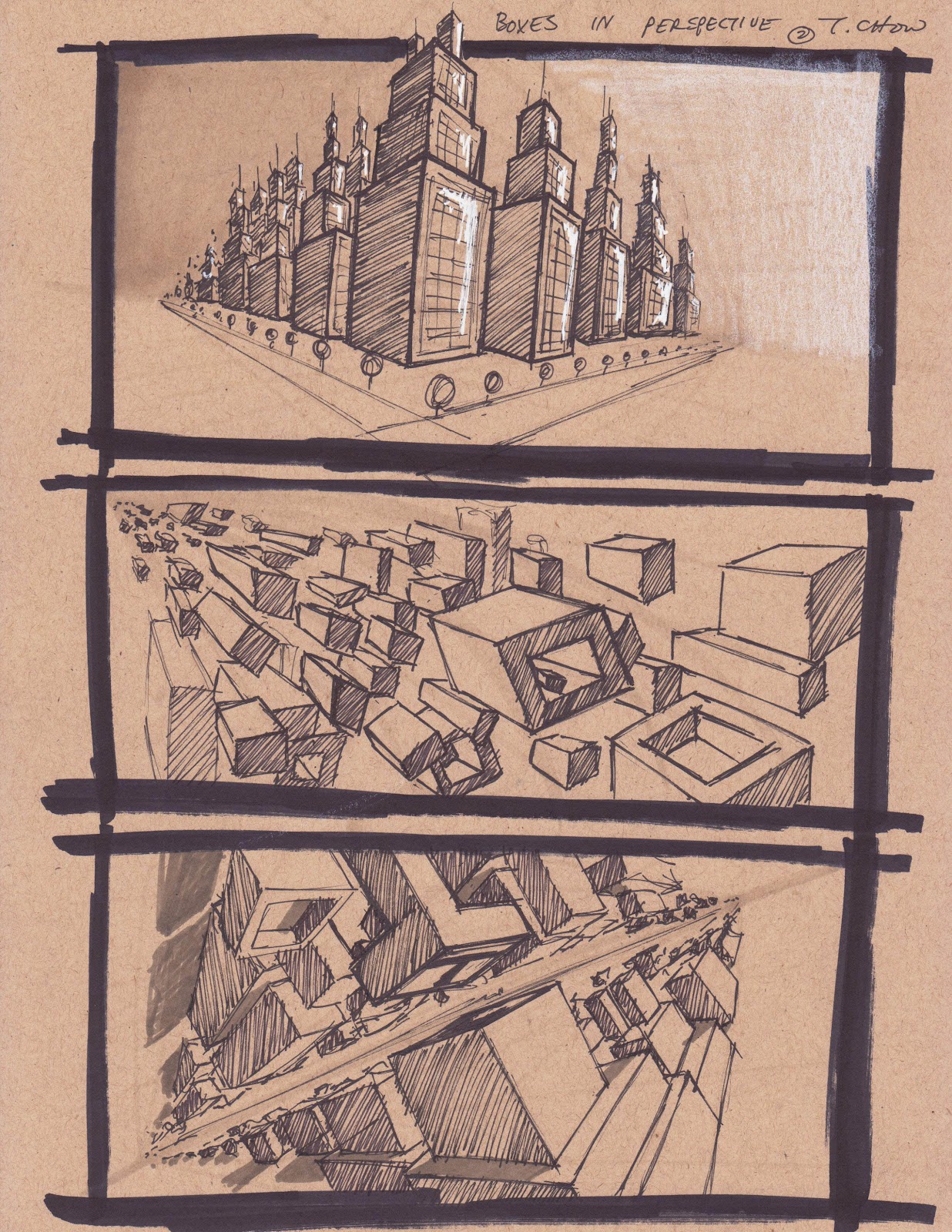 Tyler Chow: Dynamic Sketching - Week 1 - Basic Shapes