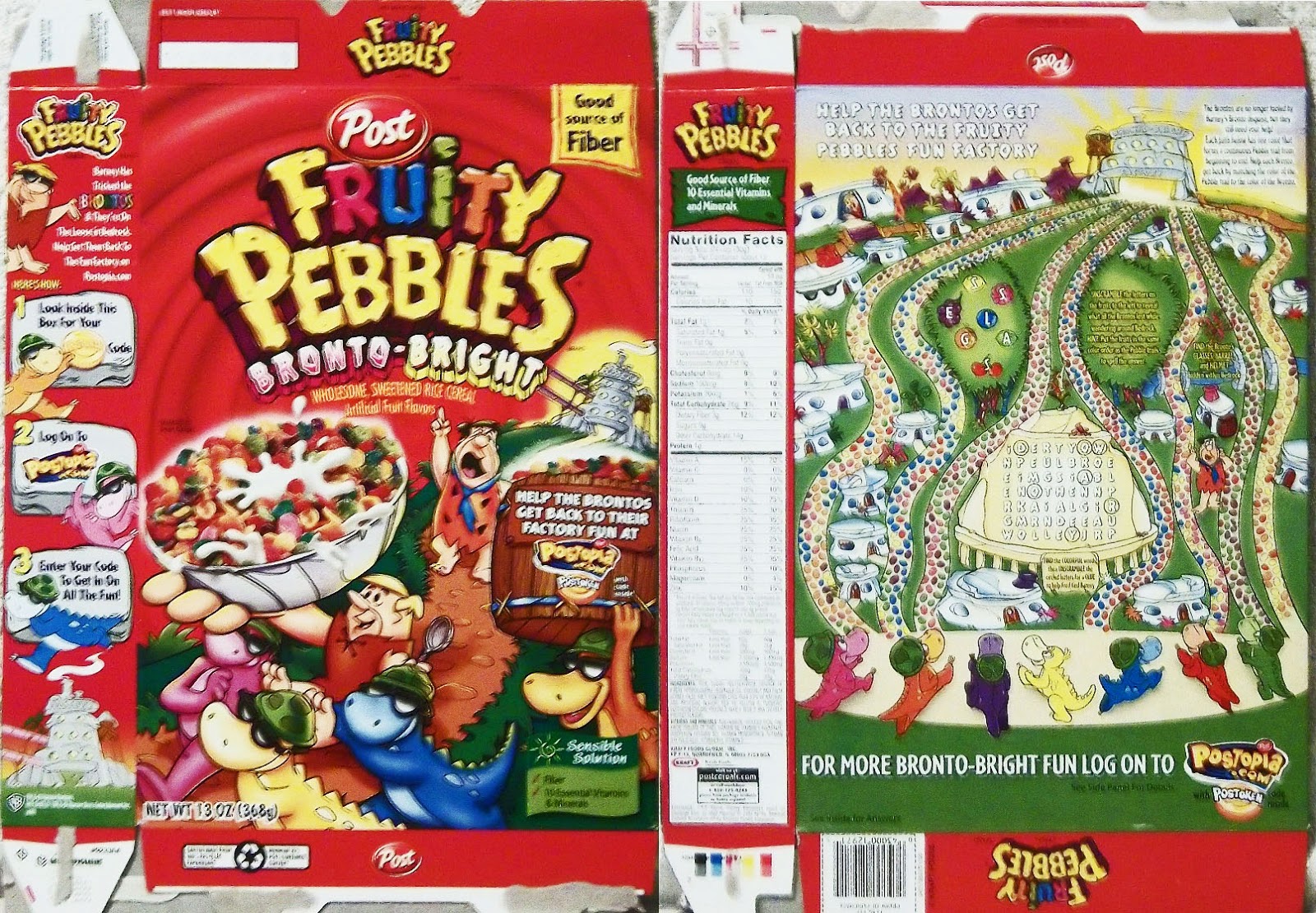 Cereal Box Price Guide Cereal Box Collecting by Pez Outlaw: Pebbles ...