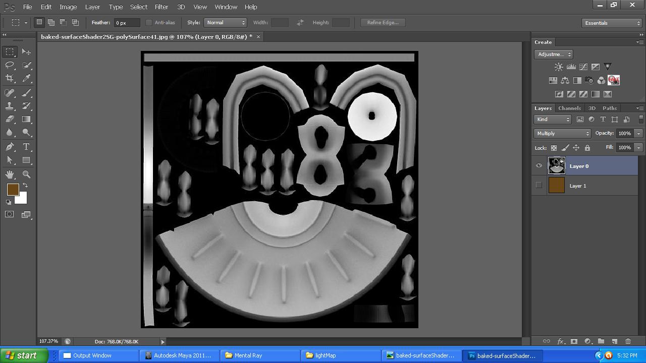 Ambient Occlusion And Normal Map Bake Using Xnormal