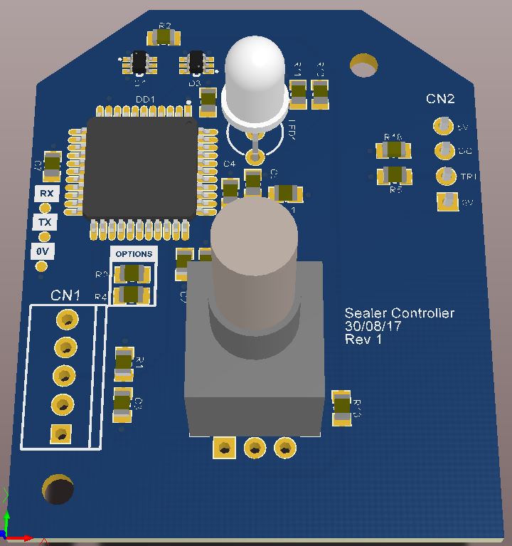 Electronics Blog: Venus Heat Sealer (VHIB) controller module update