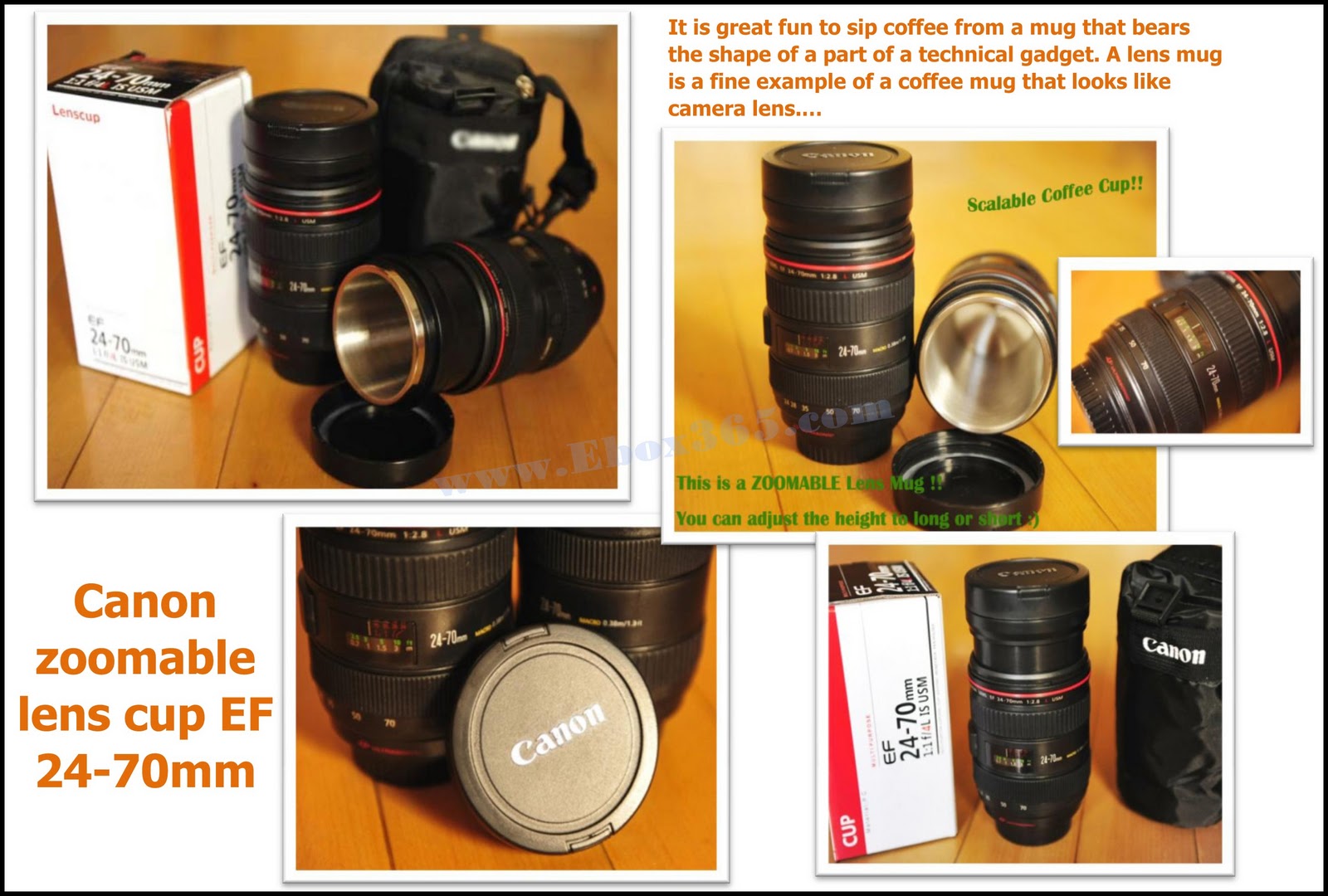 lensmug: Canon zoomable lens mug –the king of canon lens mug