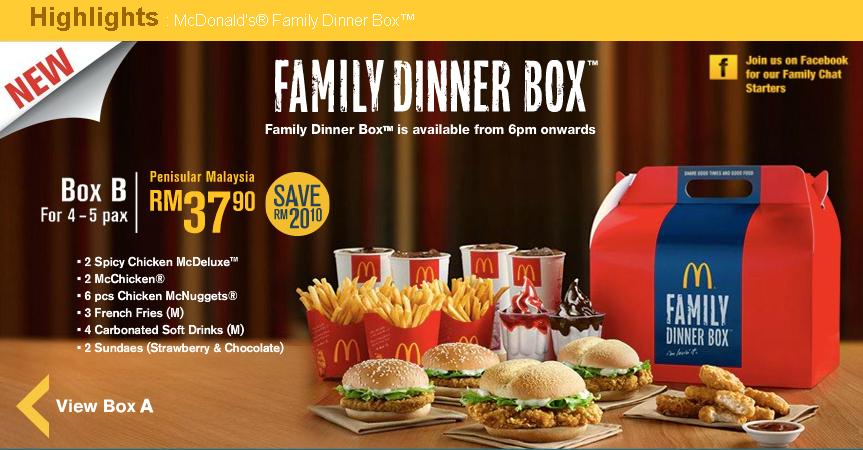 Hidup Mau Sedap (HMS): SEDAPnya ~ Mcd Dinner Box Package