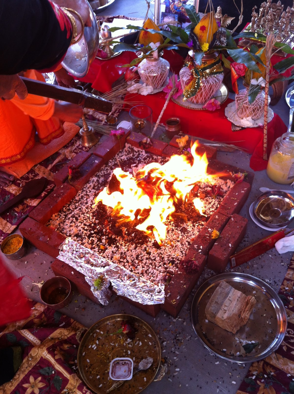 Navagraha Shani Temple Fort Myers, Florida: Shani Havan