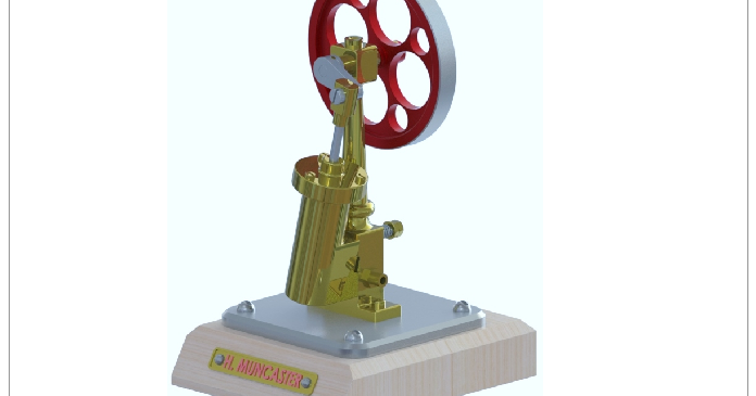 Model Engineering: THE MUNCASTER ENGINES 1.SIMPLE OSCILLATOR