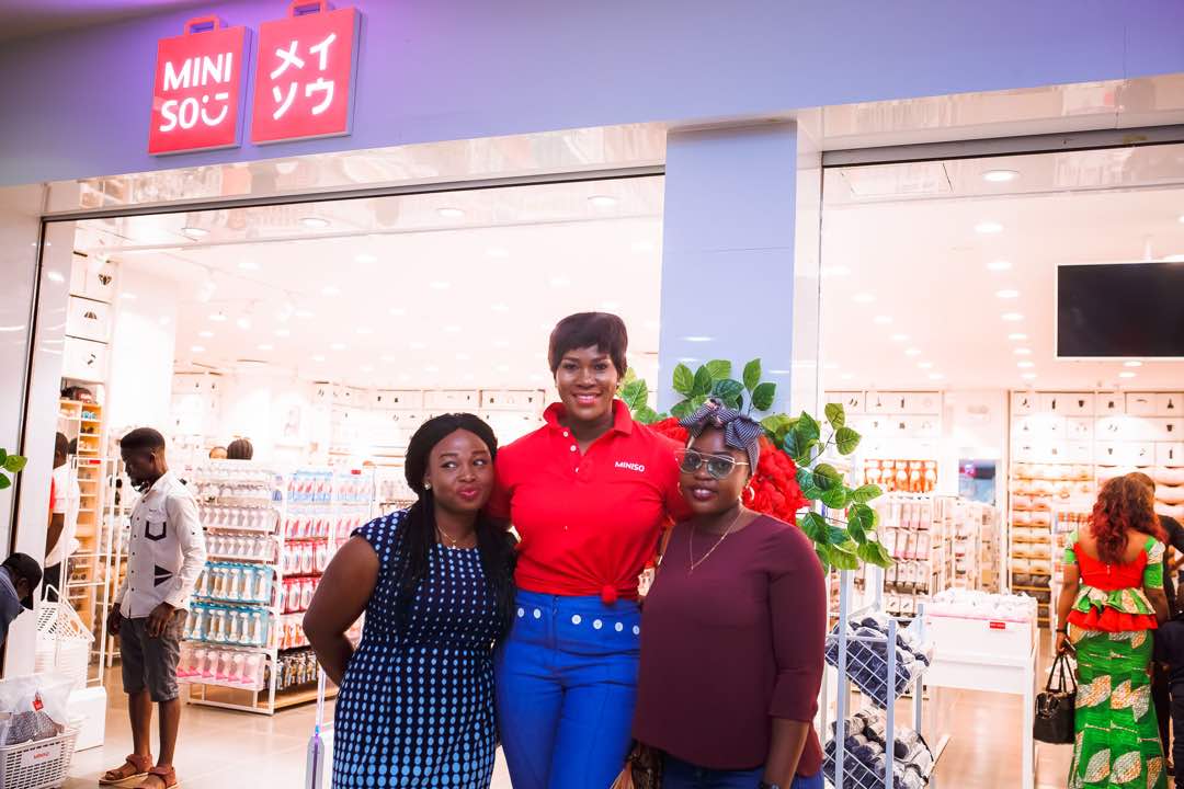 Stephanie Linus Storms Apo Mall Abuja For Miniso Store Opening ...