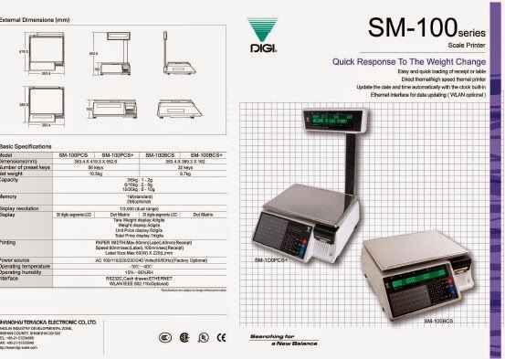 timbangan DIGITAL sm - 100