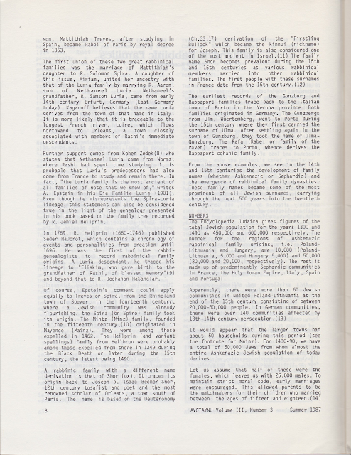 Neil Rosenstein: JRP-Poland Database and Rabbinic Data Merging