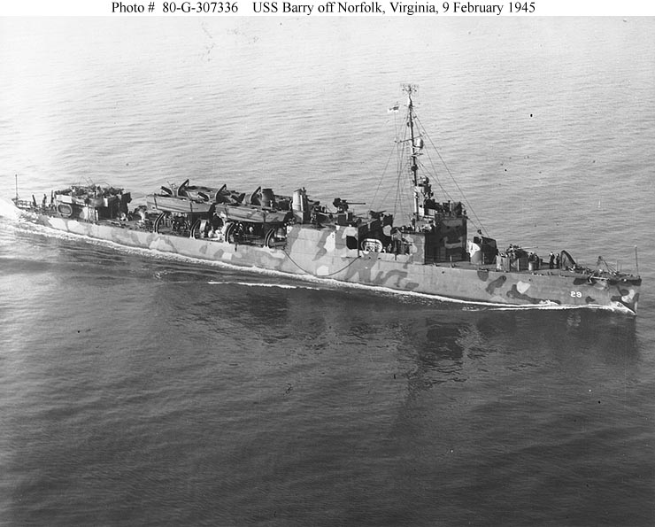 Naval Warfare: USS Barry (DD-248, APD-29)