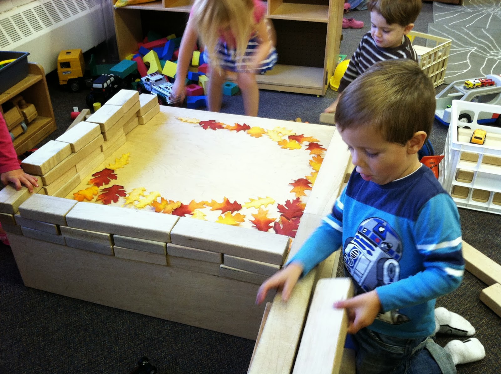 art and soul preschool: Our Block Area