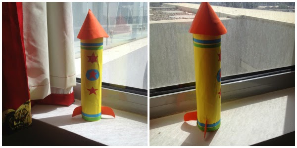 A Creative Project: DIY/ recycled craft : Rocket