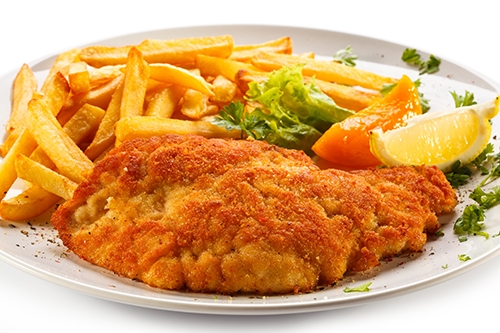 Chuleta de cerdo apanado