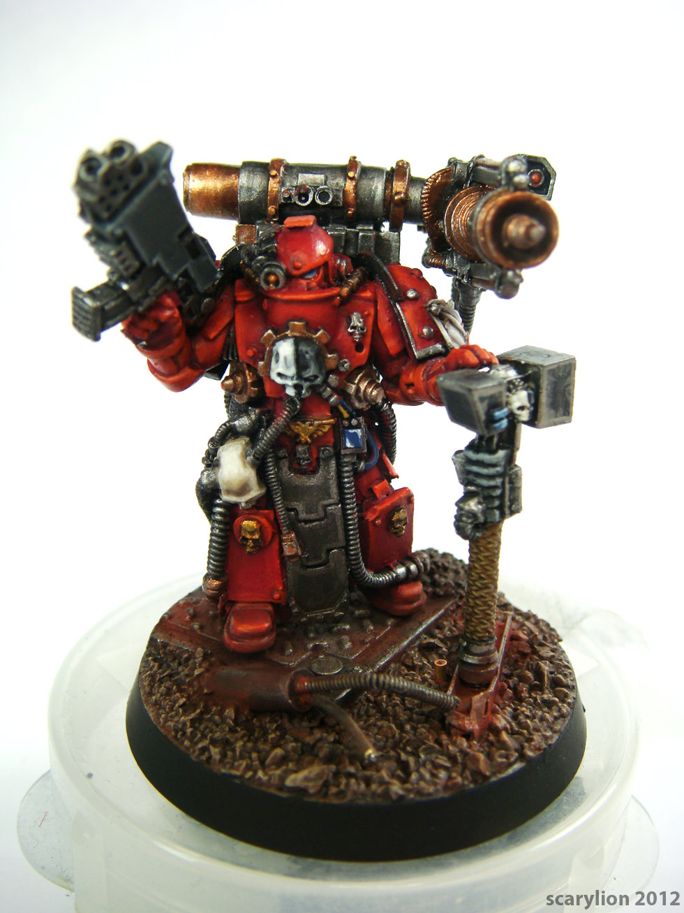 Scarylion Sucks At 40K: Master Of The Forge with Conversion Beamer