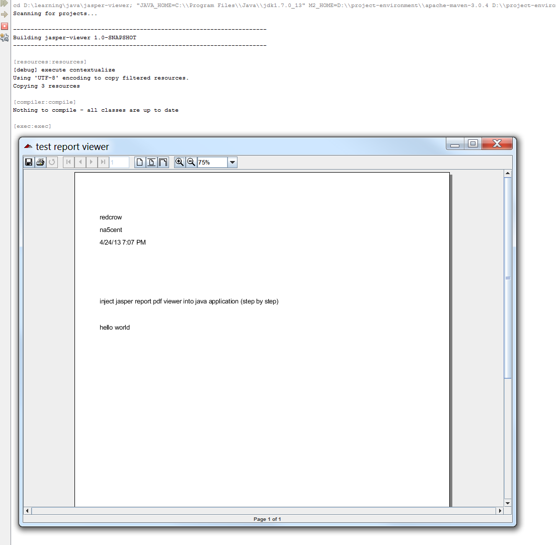 inject jasper report pdf viewer : 네이버 블로그