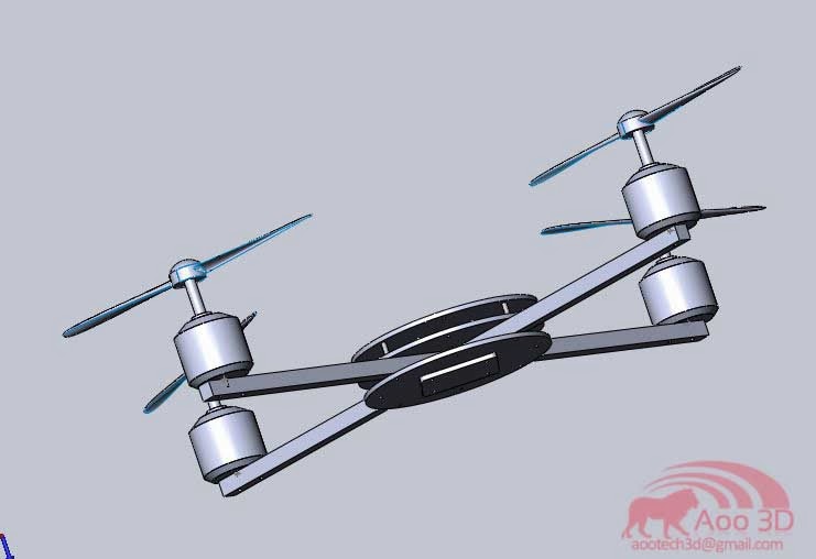 Quad copter Design | Aoo3D