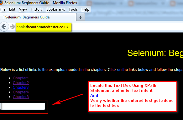 Selenium-By-Arun: 350. Typing the Text into Text box by Locating the ... Selenium-By-Arun: 350. Typing the Text into Text box by Locating the ...