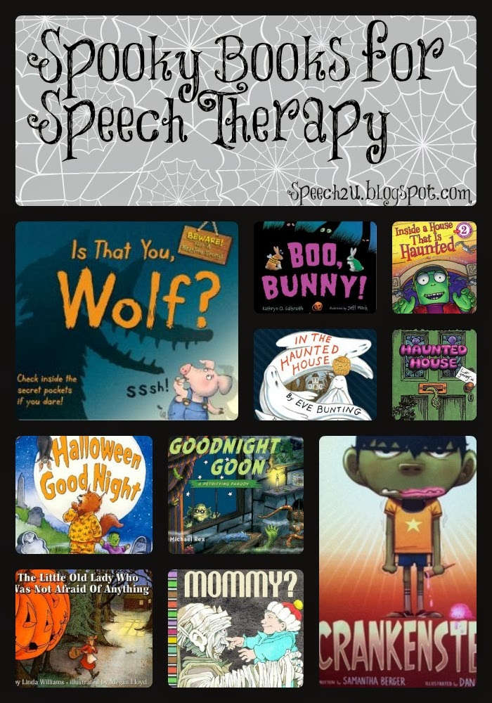 S2U: My Favorite Halloween Books for Speech Therapy