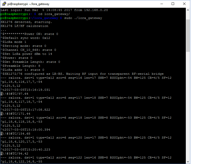 C-Scope: LoRa with the LoRa Bee