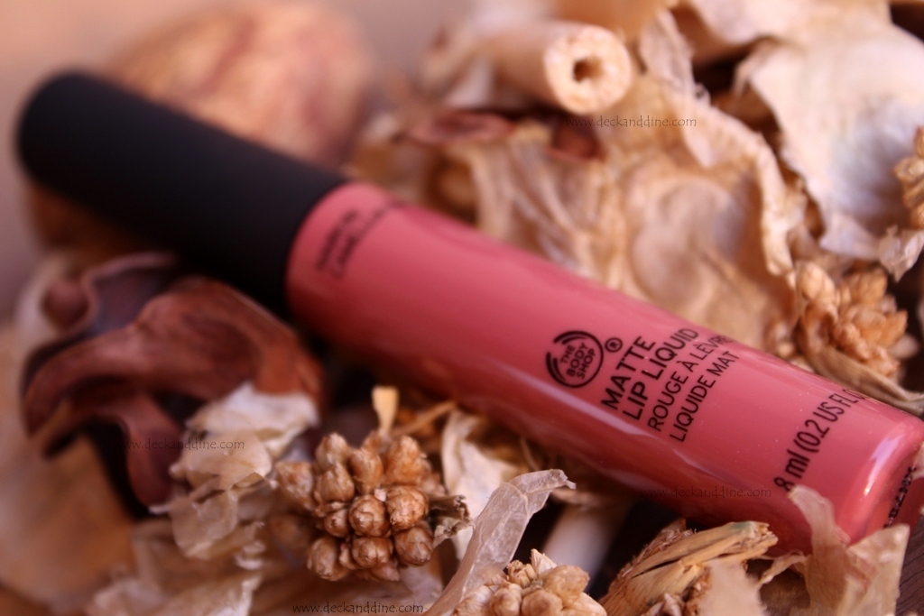 The Body Shop Matte Lip Liquid Nairobi Camellia Review, Swatches and ...