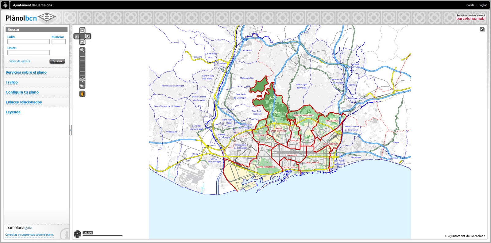 Barcelone: Plan de Barcelone