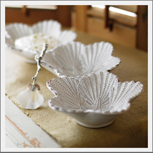 Seaside Inspired - Beach Decor: Seashell Tableware, Serving Pieces