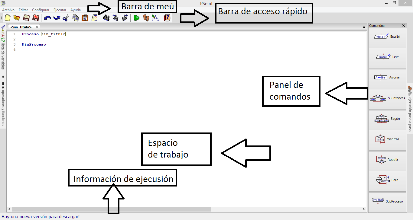 PROGRAMACIÓN BÁSICA EN PSEINT: Botones