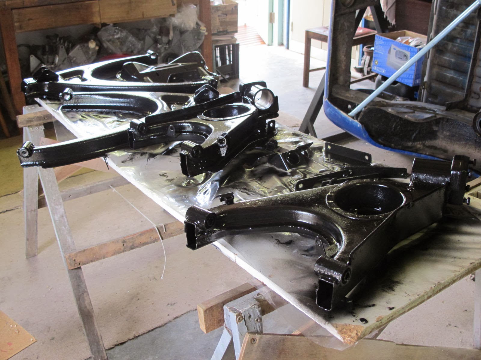 CKD Boats - Roy Mc Bride: Hillman Imp refurbished suspension parts