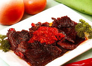 Resep Masakan Padang Dendeng Balado - Danish mubarrok