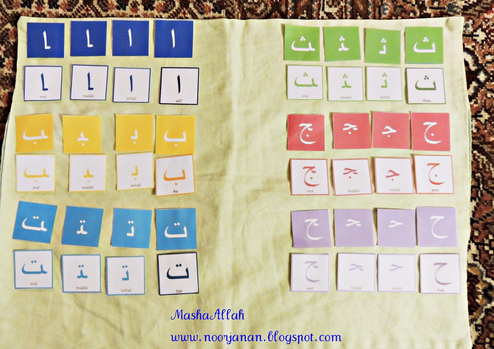 Noor Janan Homeschool: Arabic Vocabulary
