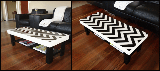 Lou Brown: Chevron Coffee Table