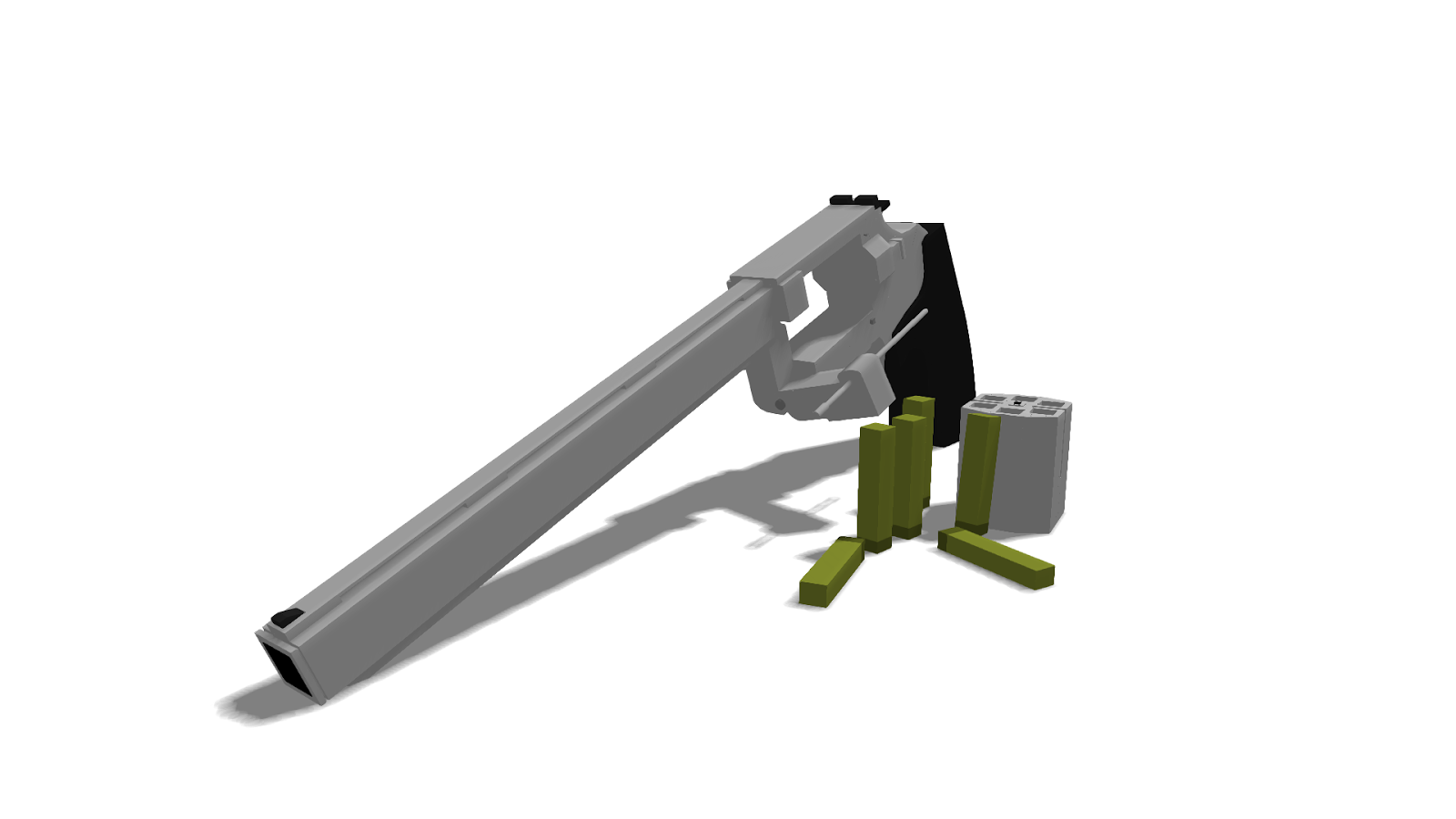 Revolver Gun - Wallpapers and art - Mine-imator forums