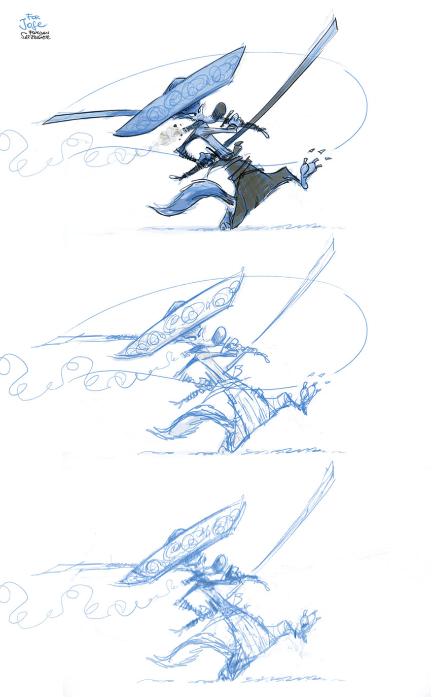 Scythe Fighting Poses
