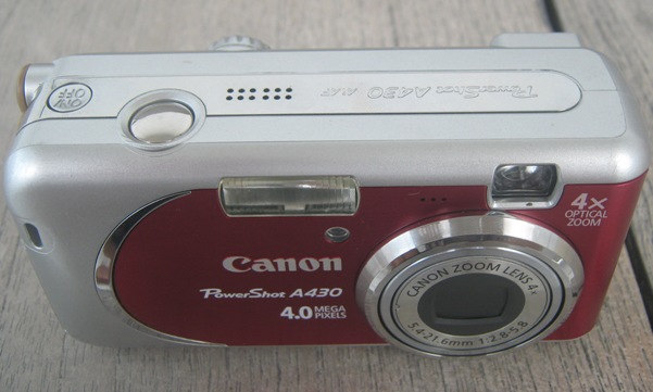 Master Online Store: Canon PowerShot A430_Red_SN 2846018171