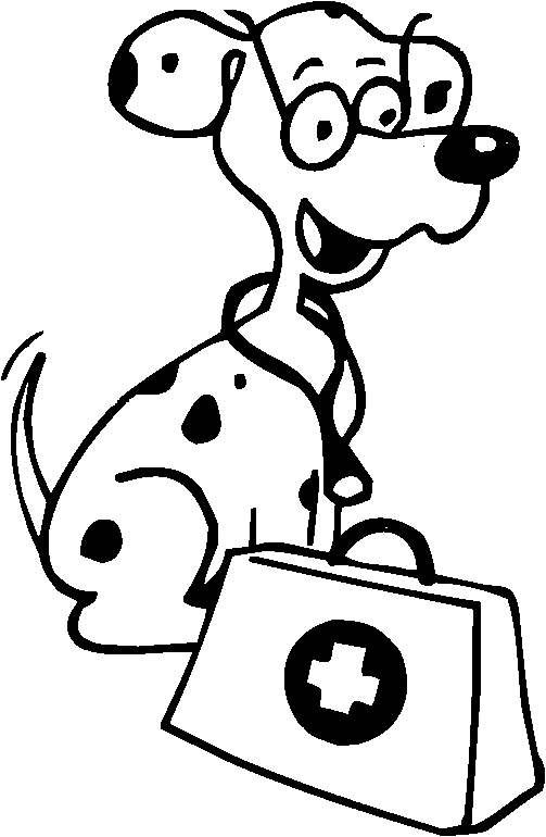 Dog Doctor Coloring Page Download